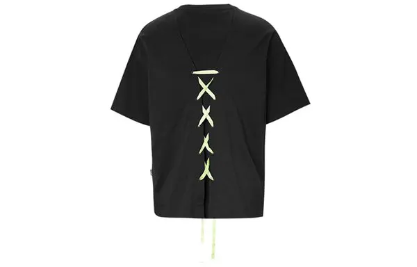 CONVERSE Short-sleeved Top With Back Lace Detailing