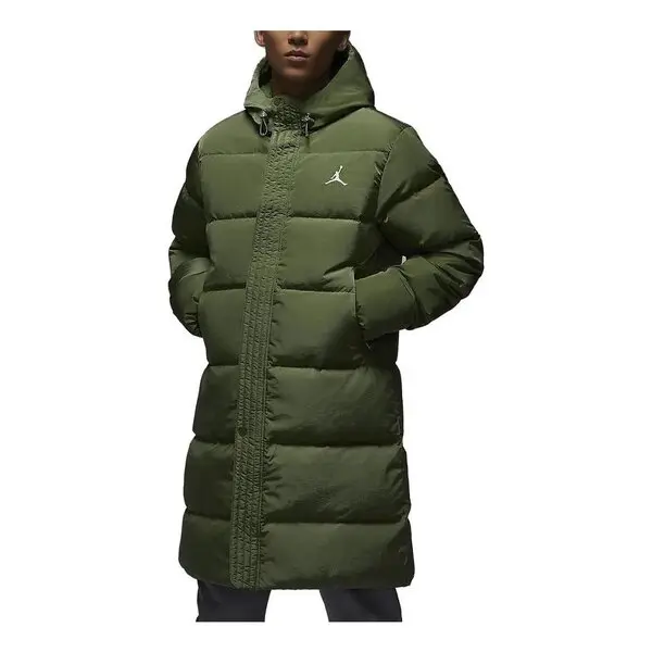JORDAN Air Down Parka Jacket - Green
