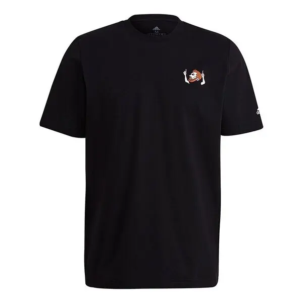 Adidas Messi Icon Emb Soccer/football Sports Short Sleeve - Black