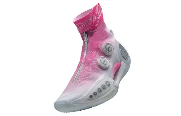 LI-NING Way Of Wade 9 Infinity 'blossom' Athletic Sneakers - White/pink