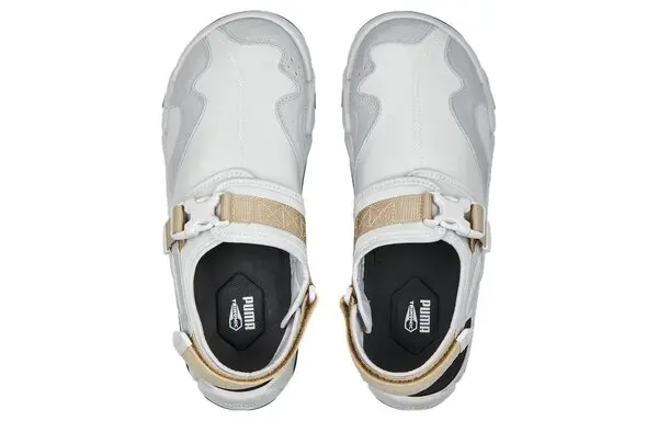 PUMA Ts-01 Retro Sandals - Grey/white/beige