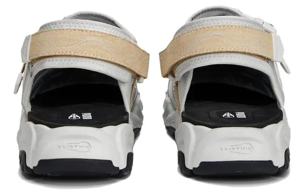 PUMA Ts-01 Retro Sandals - Grey/white/beige