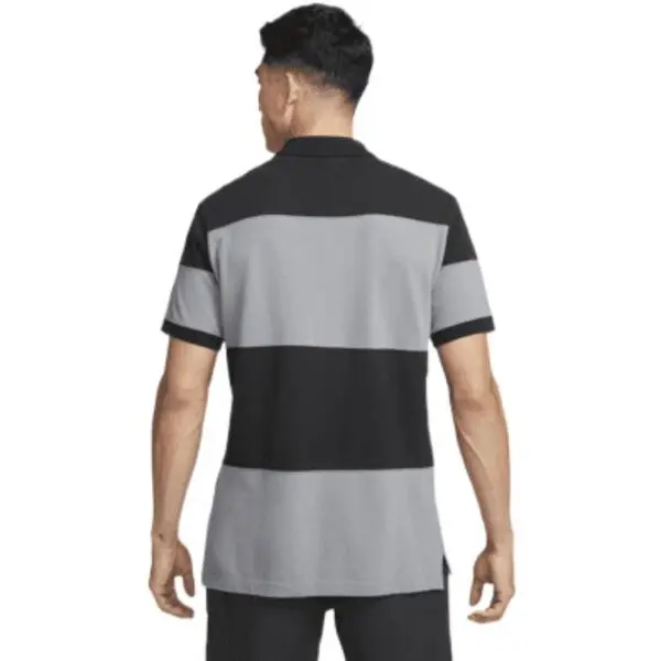Nike Essential Polo Shirt 'black Smoke Grey