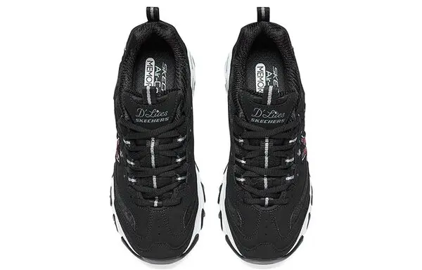 Sketchers D'lites Sneakers With Butterfly Embellishments