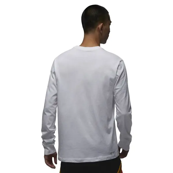JORDAN Graphic Long Sleeve T-shirt Asia Sizing 'white