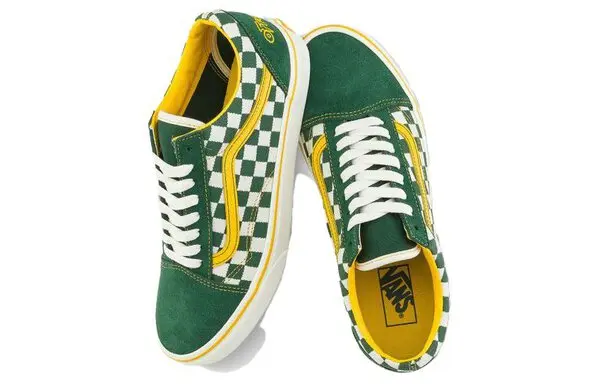 VANS Old Skool X Asia Artist Collection Sneakers - Green/yellow