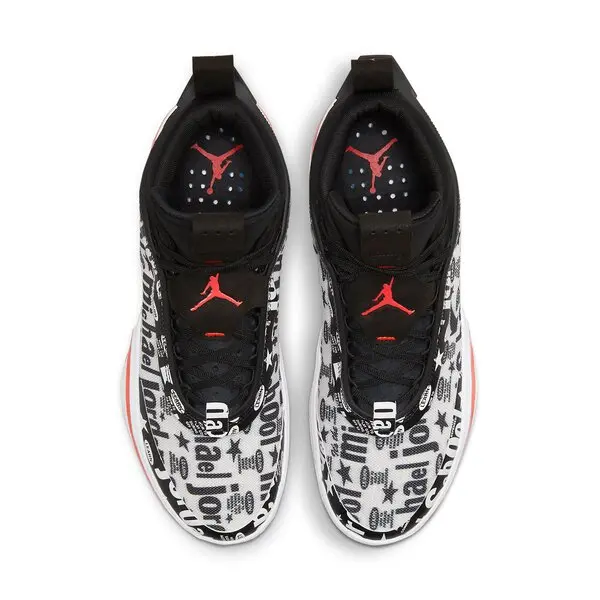 JORDAN 36 Pf 'flight School' High Top Sneakers - Black/white/red
