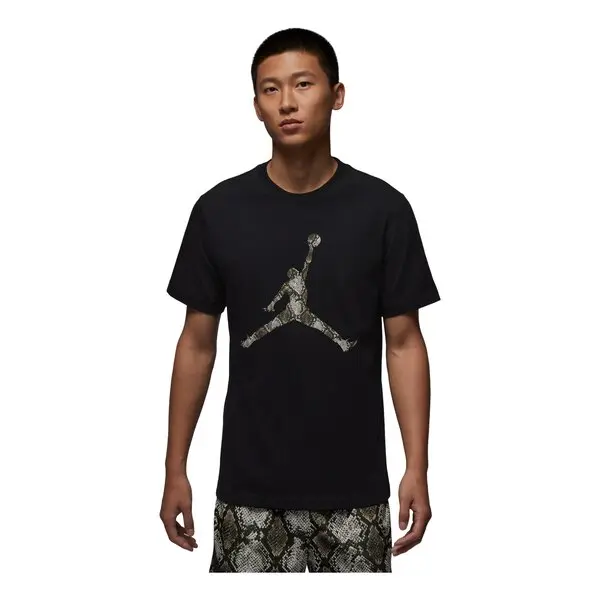 JORDAN Crew Neck T-shirt - Black