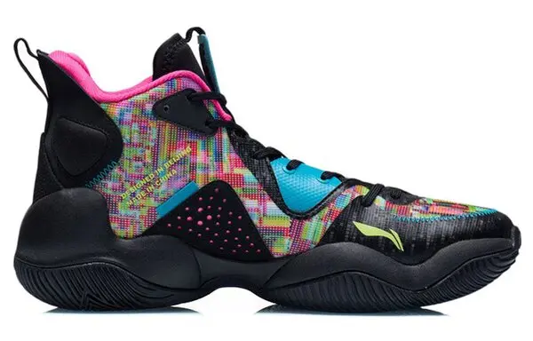 LI-NING Power Multi-color High-top Sneakers
