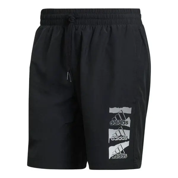 Adidas Casual Sports Logo Woven Shorts - Multi-color