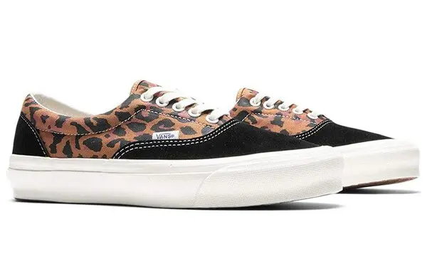 VANS Og Era Lx Leopard Print Sneakers - Black/brown