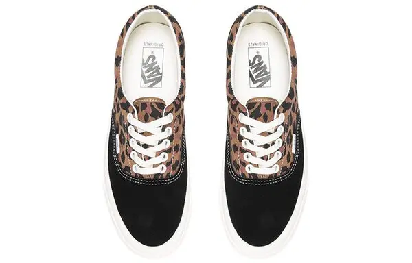 VANS Og Era Lx Leopard Print Sneakers - Black/brown