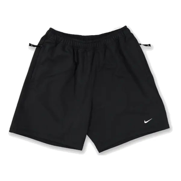 Nike Solo Swoosh French Terry Shorts - Black/white