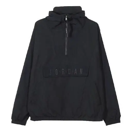 JORDAN Sport Dna Woven Pullover Hooded Jacket - Black