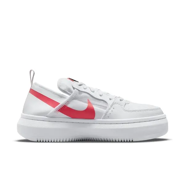 Nike Court Vision Alta "white Magic Ember" Sneakers - White/red