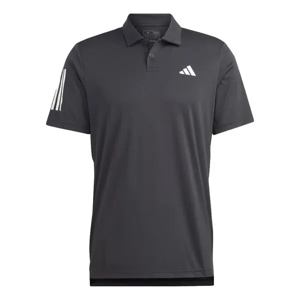Adidas Club 3-stripes Tennis Polo Shirt - Black