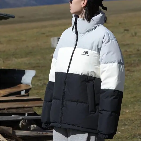 NEW BALANCE Down Jacket - Black/white/grey