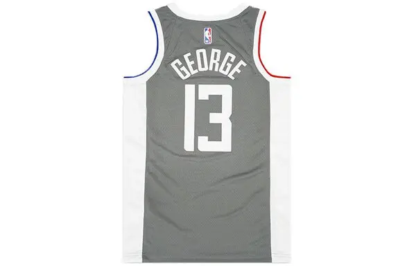 Nike Paul George Los Angeles Clippers No. 13 Jersey - Grey