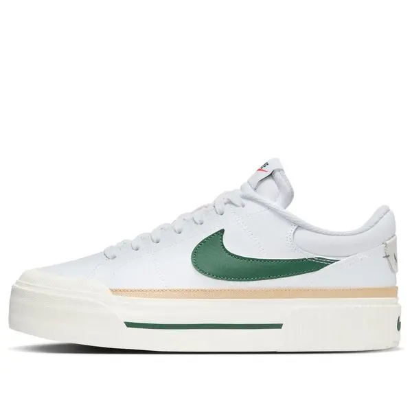Nike Court Legacy Lift Platform Sneakers - White/sail/sesame