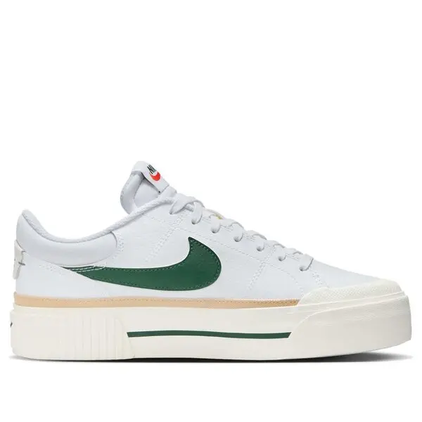 Nike Court Legacy Lift Platform Sneakers - White/sail/sesame