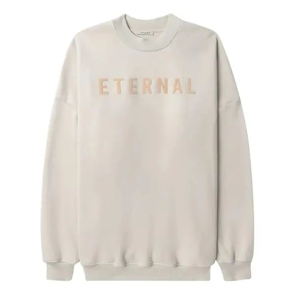 Fear Of God Fleece Crewneck - Warm Heather Oatmeal