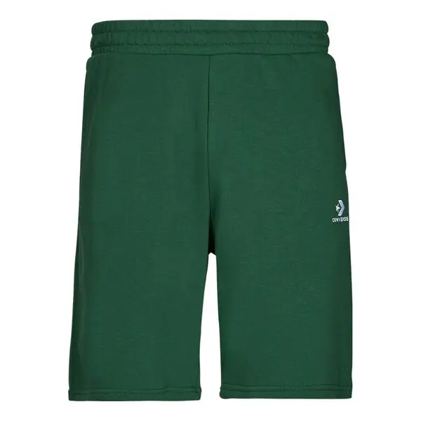 CONVERSE Embroidered Star Chevron Fleece Shorts - Green