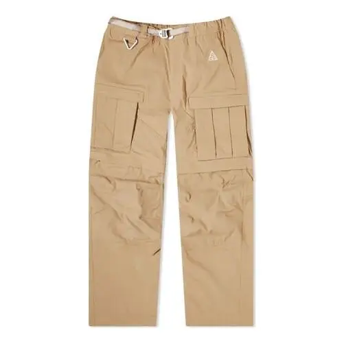 Nike Waterproof Cargo Pants With Multiple Pockets - Khaki