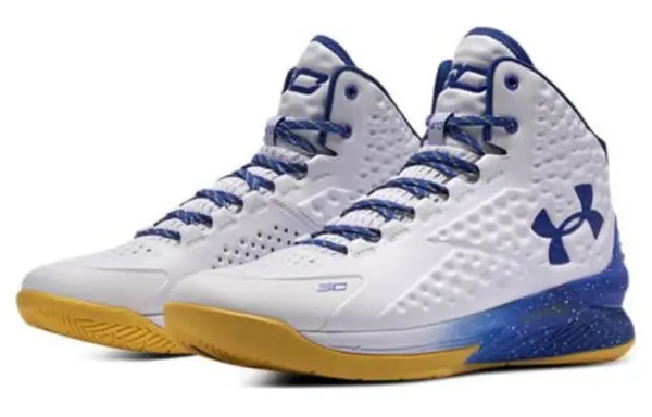 Under Armour Curry 1 'dub Nation' 2015 Basketball Sneakers - White