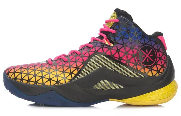 LI-NING 4 Wade All In Team 4 Sneakers - Yellow/pink