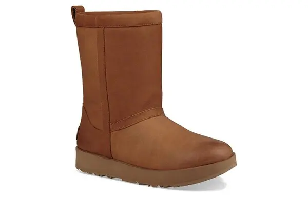 UGG Classic Short Leather Boots - Chestnut