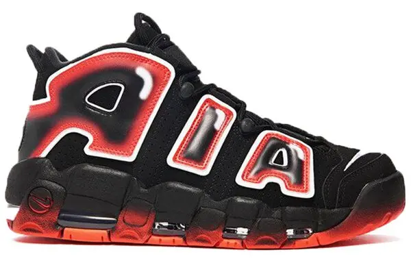 Nike More Uptempo 96 - Black/red