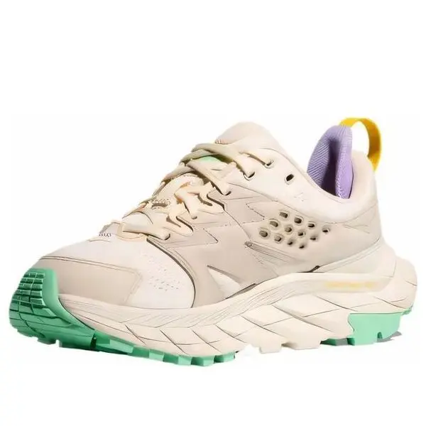 Hoka One One Anacapa Breeze Low Sneakers - Alabaster/mint Fluorite
