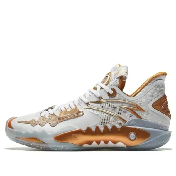 ANTA Shock Wave 5 'immortality' Sneakers - White/orange