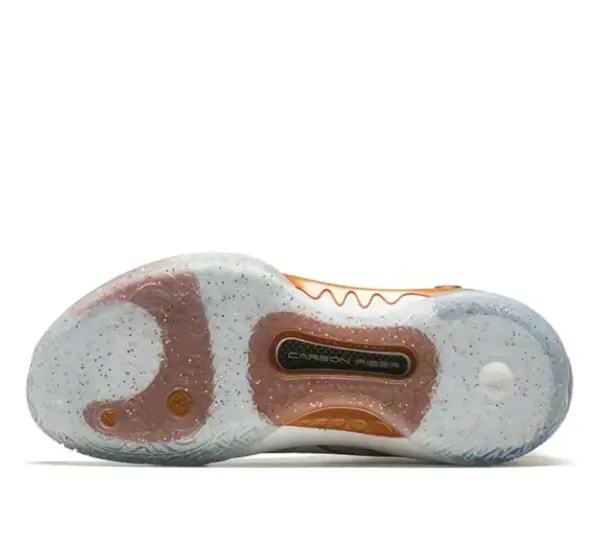ANTA Shock Wave 5 'immortality' Sneakers - White/orange