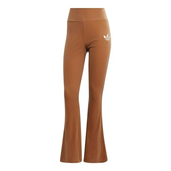 Adidas Adicolor Heritage Now Flared Leggings - Brown