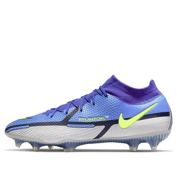 Nike Phantom Gt2 Elite Df Fg Soccer Cleats - Blue/grey/black