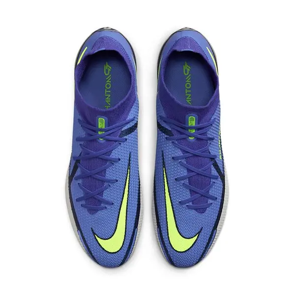 Nike Phantom Gt2 Elite Df Fg Soccer Cleats - Blue/grey/black