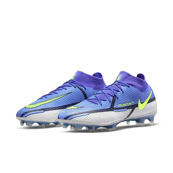Nike Phantom Gt2 Elite Df Fg Soccer Cleats - Blue/grey/black