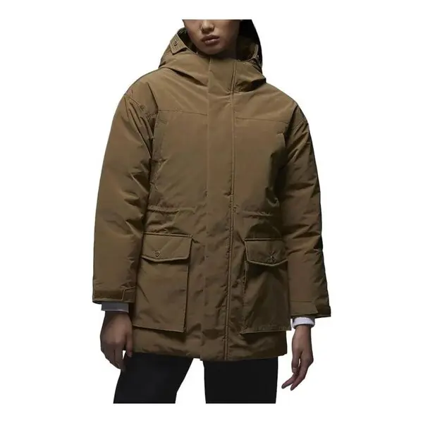 JORDAN Down Parka Coat - Tan