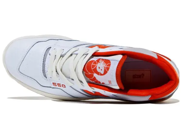 NEW BALANCE 550 Sneakers - White/orange
