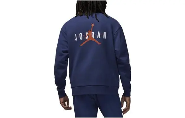 JORDAN X Eastside Golf Cardigan - Navy/red