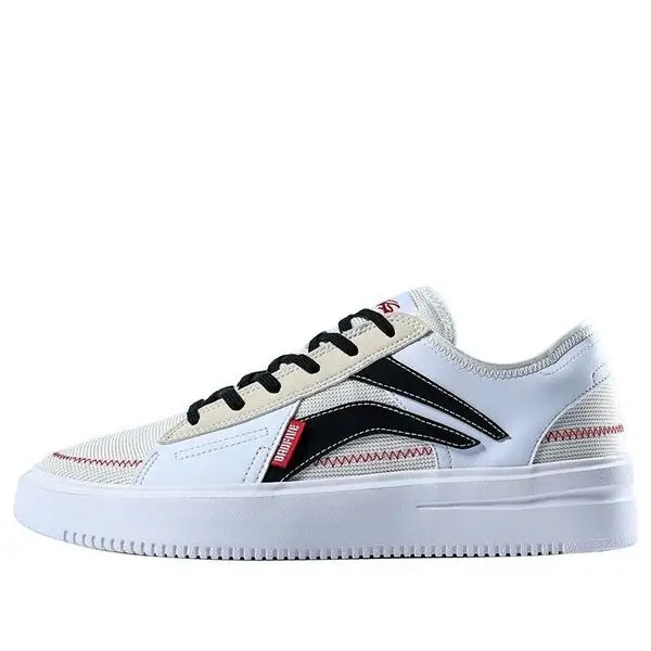 LI-NING Badfive The Rebel Low Top Sneakers - White/black/tan