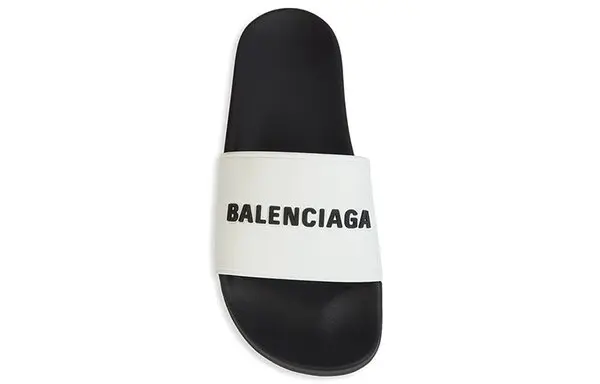 Balenciaga Pool Slides - Blackwhite