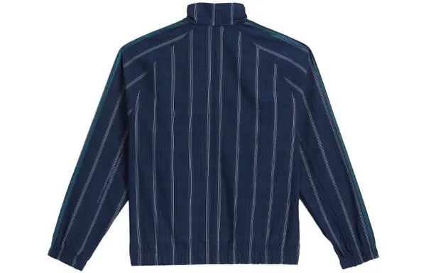 Adidas Originals Plaid Stand Collar Track Jacket