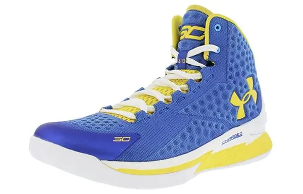 Under Armour Curry 1 High Top Basketball Sneakers - Blue