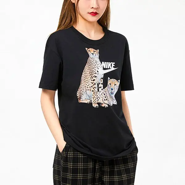 Nike Cheetah Print Crewneck T-shirt