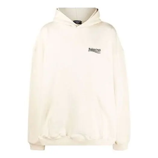 Balenciaga Political Campaign Hoodie - White