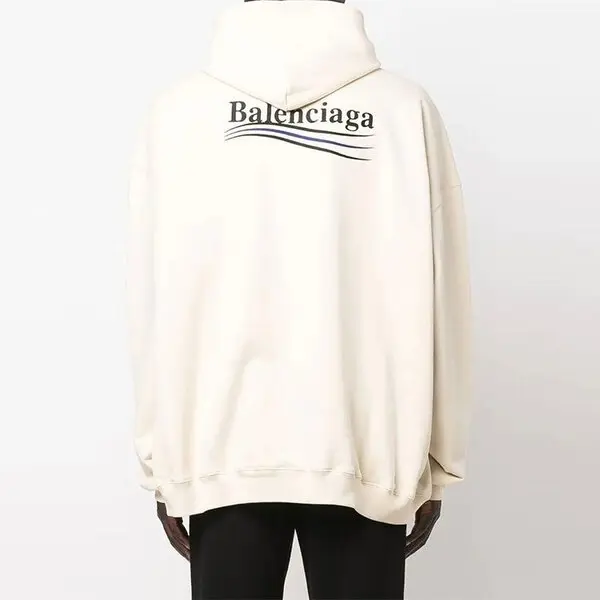 Balenciaga Political Campaign Hoodie - White