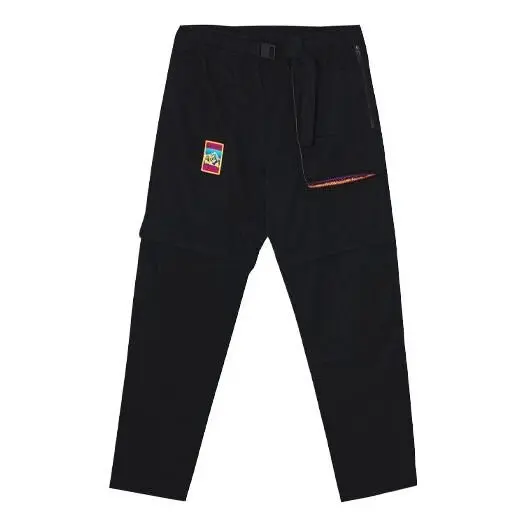 Adidas Originals Snow Mountain Series Retro Casual Sports Long Pants - Black