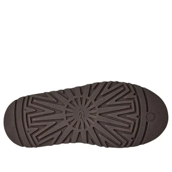 UGG Tazz Leopard Print Mule Slipper - Dark Brown
